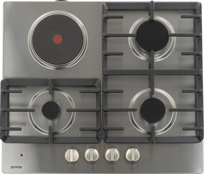 Газовая варочная панель Gorenje GE681X, независимая, нержавеющая сталь ...