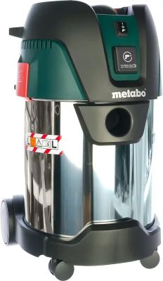 Обзор товара строительный пылесос METABO ASA 30 L PC Inox, зеленый ...