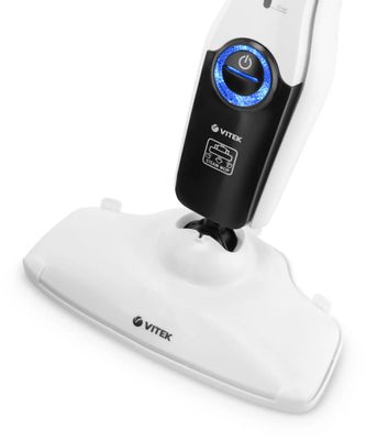 Обзор товара паровая швабра Vitek Metropolis VT-8191 белый (2035950) в интернет-магазине СИТИЛИНК