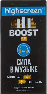 Обзор товара смартфон Highscreen Boost 3 SE, черный (406399) в интернет-магазине СИТИЛИНК