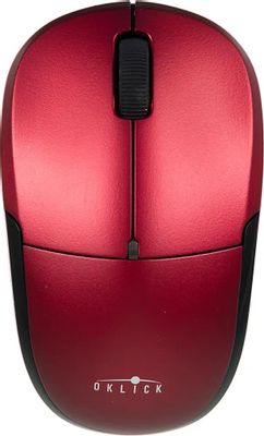 Мышь Oklick 575SW+, оптическая, беспроводная, USB, красный – купить в ...