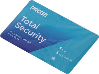 Отзывы на Антивирус PRO32 Total Security 3 устр 1 год Новая лицензия Card [pro32-pts-ns(3card)-1 ...
