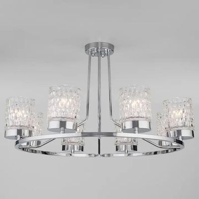 Люстра EUROSVET Calle 60127/8, 8 х 40 Вт, хром – купить в Ситилинк ...