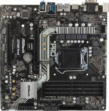 Материнская плата ASRock Z270M PRO4, LGA 1151, Intel Z270, mATX, Ret ...