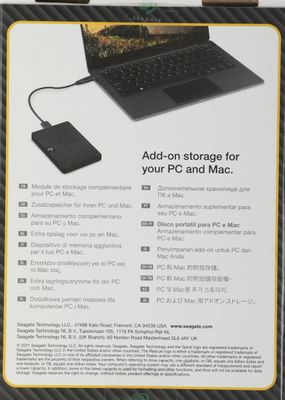 Внешний диск HDD Seagate Expansion Portable STKM1000400, 1ТБ, черный ...