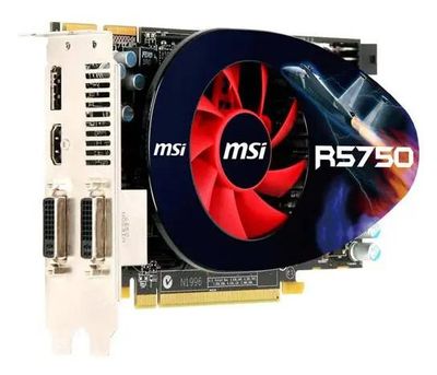 Видеокарта MSI AMD Radeon HD 5750 1ГБ GDDR5, Ret [r5750-pm2d1g] – купить в Ситилинк | 547912