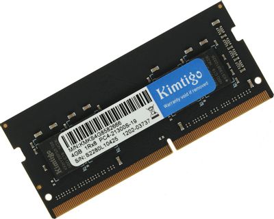 Обзор товара оперативная память KIMTIGO KMKS4G8582666 DDR4 - 1x 4ГБ ...