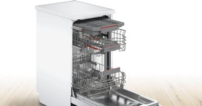 Посудомоечная машина Bosch SPS4EMW24E, узкая, напольная, 45см, загрузка ...
