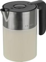 Чайник электрический Bosch TWK8617P, 2400Вт, бежевый и серебристый ...