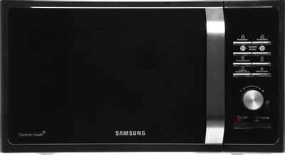 Микроволновая печь Samsung MS23F302TAK/BW, 800Вт, 23л, черный – купить ...