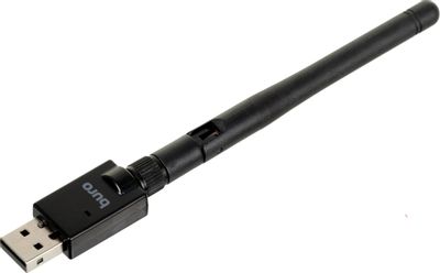 Bluetooth адаптер Buro BU-BT50C BT 5.0+EDR class 1, USB, 100м, черный ...