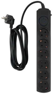 Сетевой фильтр Ippon BK-6-EU-3-10-B, 3м, черный – купить в Ситилинк ...