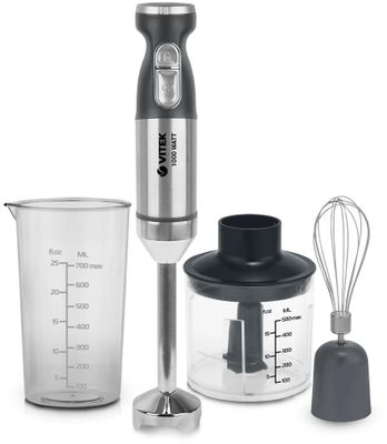 Блендер Vitek Graphite VT-3427, погружной, разноцветный – купить в Ситилинк | 2035527