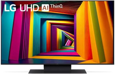 43" Телевизор LG 43UT91006LA.ARUG, 4K Ultra HD, черный, СМАРТ ТВ, WebOS ...