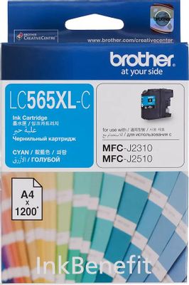 Обзор товара картридж Brother LC565XLC, голубой / LC565XLC (747098) в интернет-магазине СИТИЛИНК