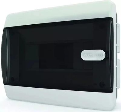 Обзор товара щит распределительный Tekfor (01-05-003) CVK 40-08-1 для уст.мод.устр. встраиваемый ...