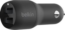 Автомобильное зарядное устройство Belkin CCB001btBK, 2xUSB, 1.2A ...