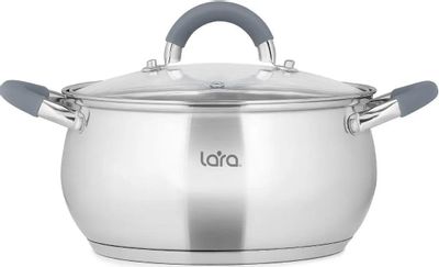 Характеристики Кастрюля LARA Bell LR02-480, 1.8л, с крышкой, серебристый (1631032) смотреть в ...