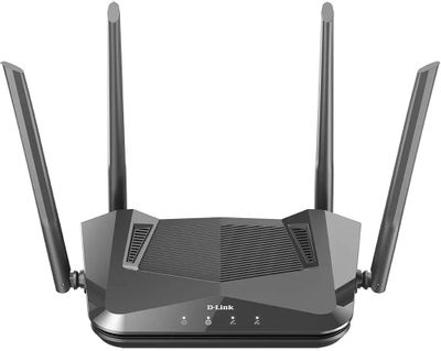 Маршрутизатор D-Link DIR-X1530/RU/A1A, Wi-Fi 6, AX1500, 2.4/5ГГц, 3 LAN, черный – купить в ...