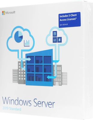 Операционная система Microsoft Windows Server 2019 Standard 5 Clt 64 bit Eng DVD BOX (P73-07680 ...