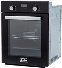 Духовой шкаф электрический Simfer B4EB56016, черный/нержавеющая сталь – купить в Ситилинк | 1808526