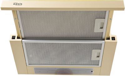 Обзор товара встраиваемая вытяжка OASIS UV-50I (F), управление кнопочное, бежевый (1894862) в ...