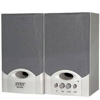 Отзывы на Колонки Sven SPS-606, 2.0, серый в интернет-магазине СИТИЛИНК (18080)