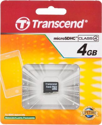 Инструкция, руководство по эксплуатации для карта памяти microSDHC Transcend 4 ГБ, Class 4 ...
