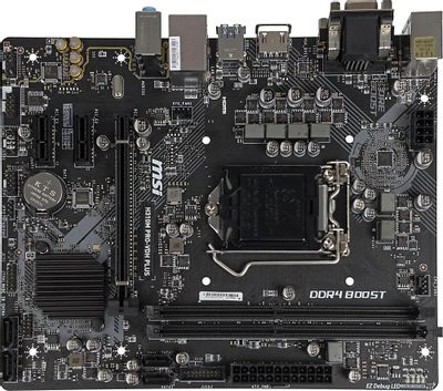 Характеристики Материнская плата MSI H310M PRO-VDH PLUS, LGA 1151v2, Intel H310, mATX, Ret ...
