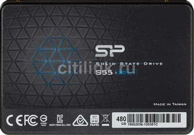 SSD накопитель Silicon Power Slim S55 SP480GBSS3S55S25 480ГБ, 2.5", SATA III, SATA(Б/У) – купить ...