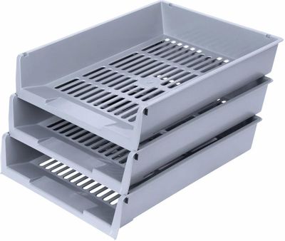 Характеристики Набор лотков горизонтальный BRAUBERG Office, для бумаг ...