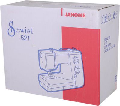 Швейная машина Janome 521, белый – купить в Ситилинк | 360789
