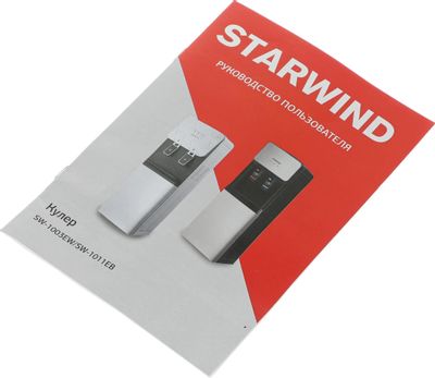 Кулер StarWind SW-1003EW, напольный, электронный, «push» - кран, белый ...