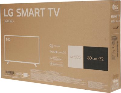 Характеристики 32" Телевизор LG 32LQ630B6LA.ARUB, HD, черный, СМАРТ ТВ ...
