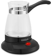 Кофеварка KitFort КТ-7132-1, электрическая турка, черный – купить в Ситилинк | 1984853