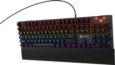Клавиатура Oklick 935G RAGNAR, USB, c подставкой для запястий, черный ...