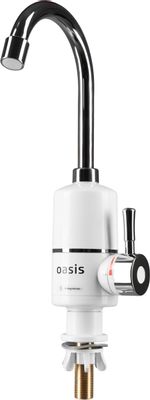 Обзор товара водонагреватель OASIS KP-P, проточный, 3.3кВт, кран, белый ...
