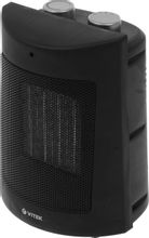 Тепловентилятор керамический Vitek Midnight VT-2064, 1800Вт, с термостатом, 2 режима, черный ...