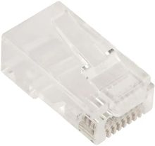 Отзывы на Коннектор LanMaster LAN-EZ45-8P8C/U5E-100 UTP кат.5E RJ45 прозрачный (упак.: 100шт) в ...