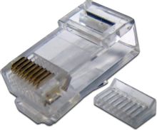 Характеристики Коннектор Lanmaster (TWT-PL45-8P8C-6V) UTP кат.6 RJ45 ...