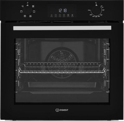 Духовой шкаф Indesit IFE 3644 BL, черный – купить в Ситилинк | 1926834