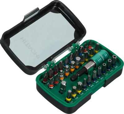 Набор бит Hitachi BIT-BOX, шестигранный, 32шт [750363] – купить в ...