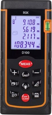 Инструкция, руководство по эксплуатации для дальномер лазерн. RGK D100 2кл.лаз. 635нм цв.луч ...
