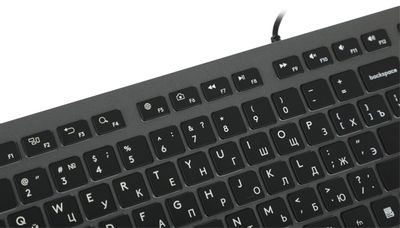 Клавиатура A4TECH Fstyler FX60, USB, серый [fx60 grey / white] – купить ...