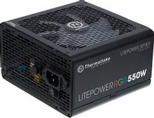 Блок питания Thermaltake Litepower RGB 550, 550Вт, 120мм, черный ...