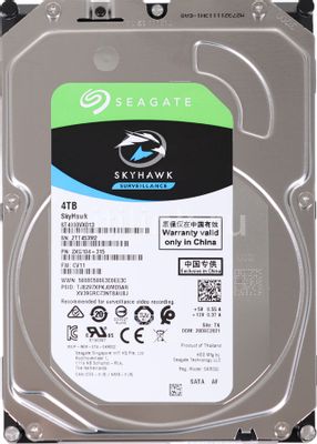 Характеристики Жесткий диск Seagate Skyhawk ST4000VX013, 4ТБ, HDD, SATA ...