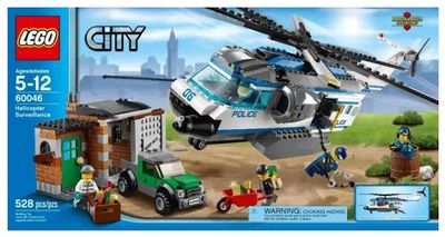 Конструктор Lego City Вертолётный патруль (элем.:528) пластик (5-12 ...