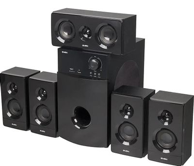 Колонки Sven HT-210, 5.1, черный [sv-014124] – купить в Ситилинк | 422062