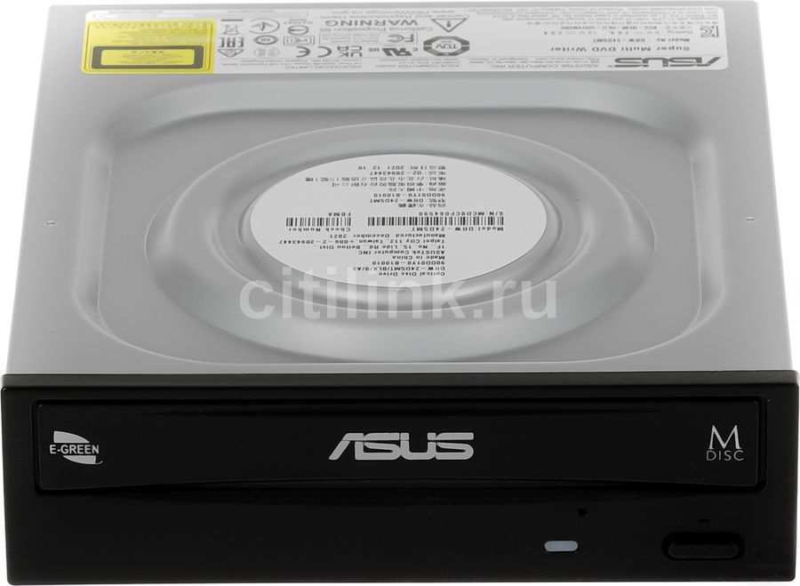 Оптический привод DVD-RW ASUS DRW-24D5MT/BLK/B/AS, внутренний, SATA ...