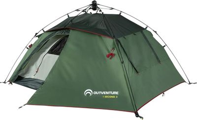 Палатка Outventure 1 SECOND TENT 3 турист. 3мест. темно-зеленый (112878 ...